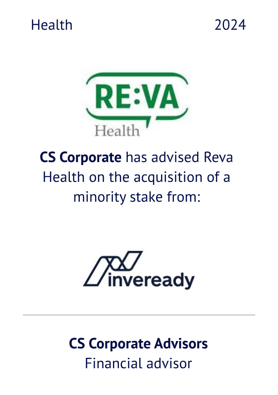 Reva Health – Inveready – ENG – CS Corporate – Servicios Corporativos ...